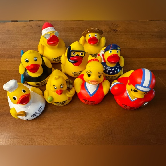 Toys | Colorful Rubber Duck Collection Set Of 9 | Poshmark